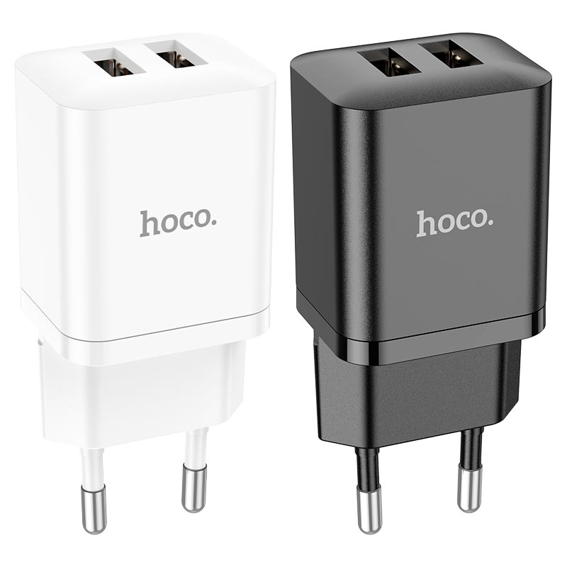 Hoco N25 Dual Port Safe Charger (EU) — Monsgadgets